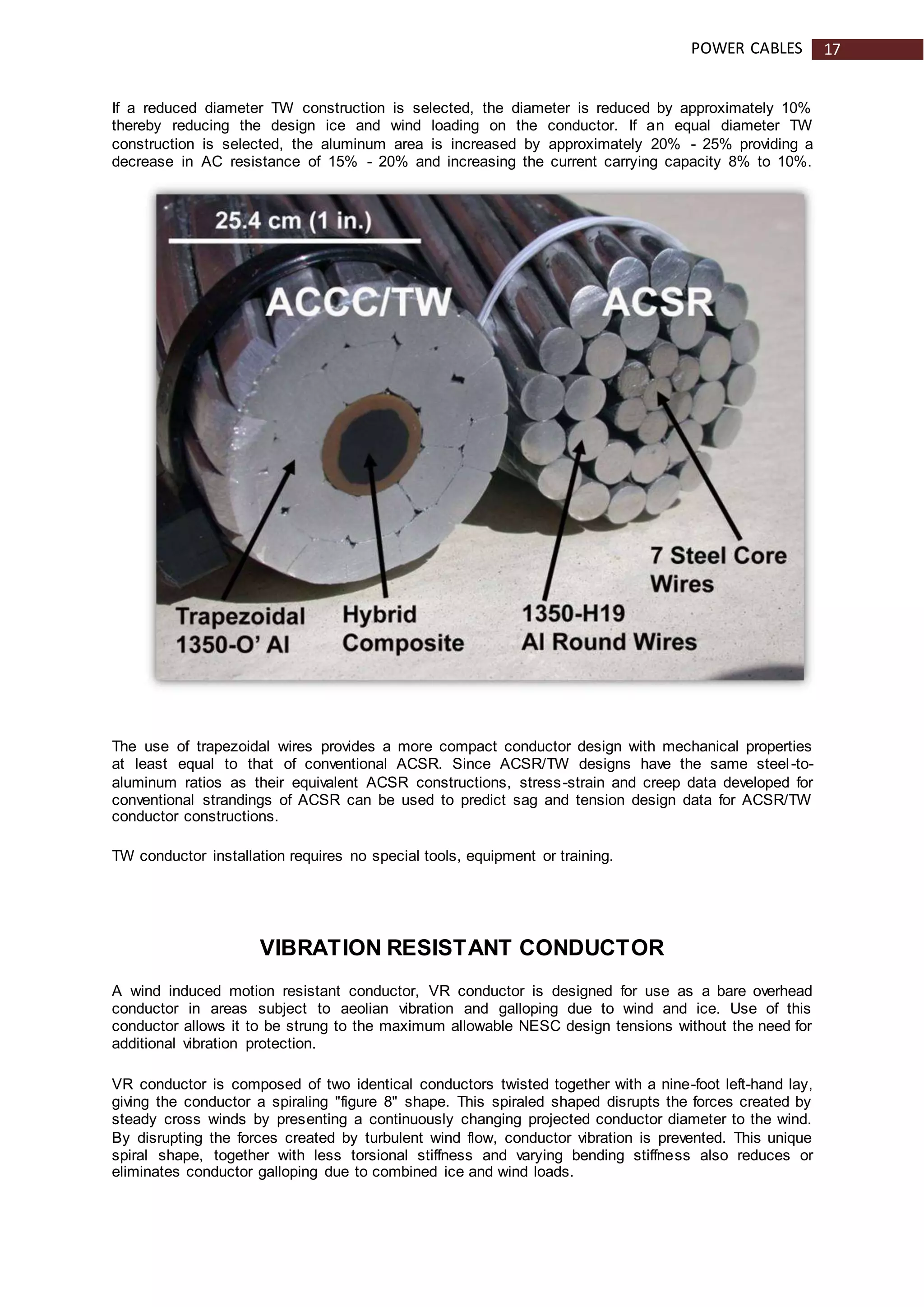 Electrical Engineering (EE) presentation on POWER CABLES | DOCX