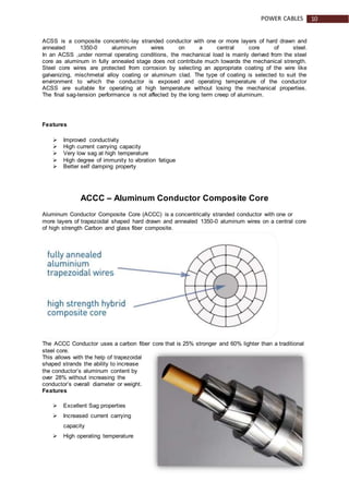 Electrical Engineering (EE) presentation on POWER CABLES | DOCX