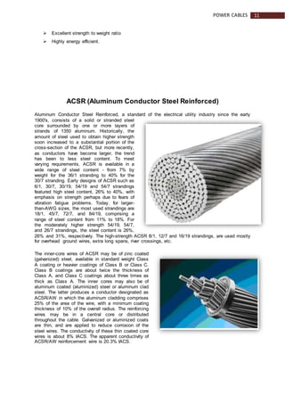 Electrical Engineering (EE) presentation on POWER CABLES | DOCX