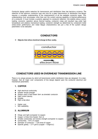 Electrical Engineering (EE) presentation on POWER CABLES | DOCX