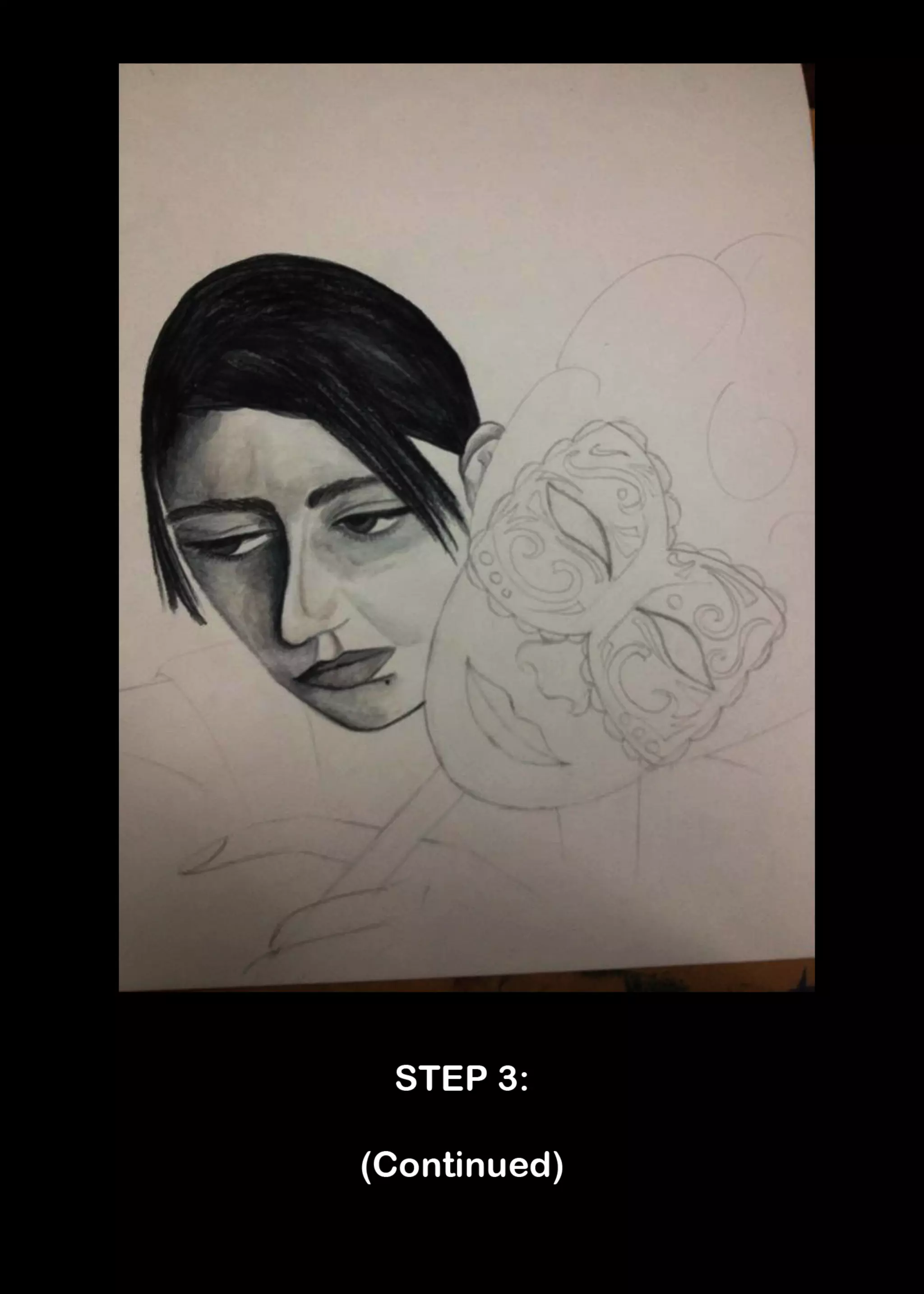 Steps involved in painting "Mukhauta (mask)" | PDF