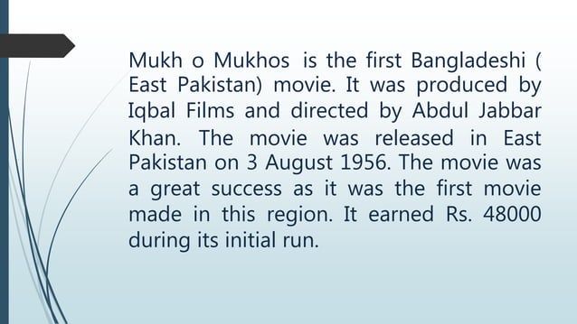 Mukh o mukhos | PPT