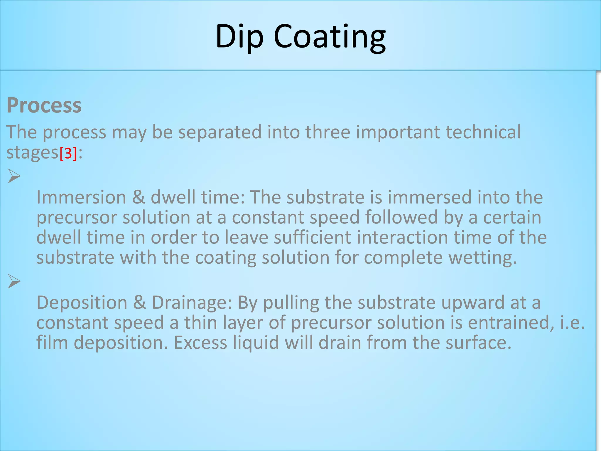 dip coating | PPTX