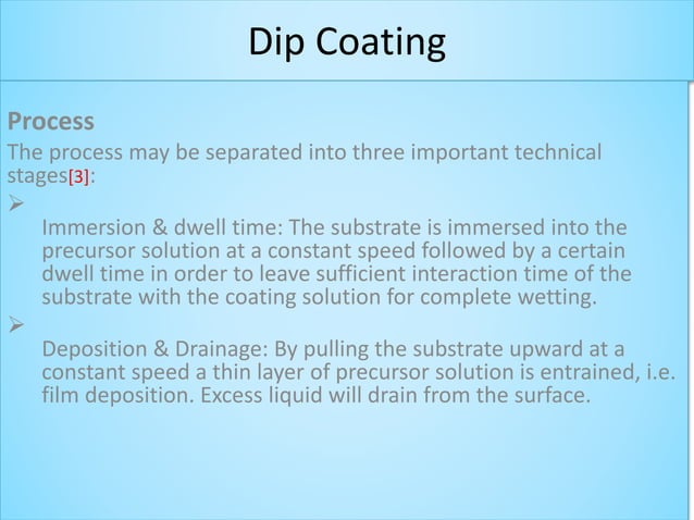dip coating