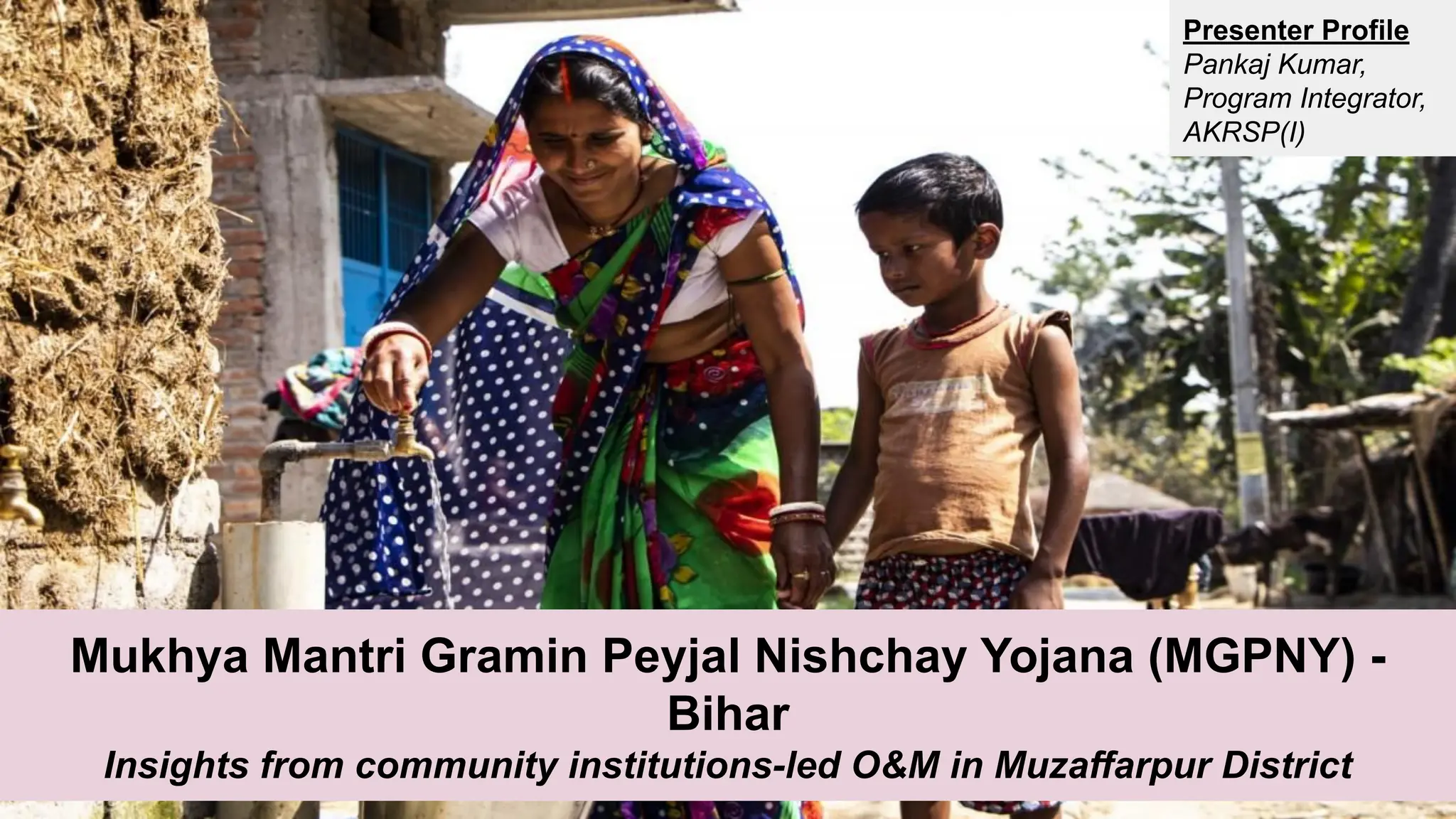 Mukhya Mantri Gramin Peyjal Nishchay Yojana (MGPNY) – Bihar_Pankaj ...
