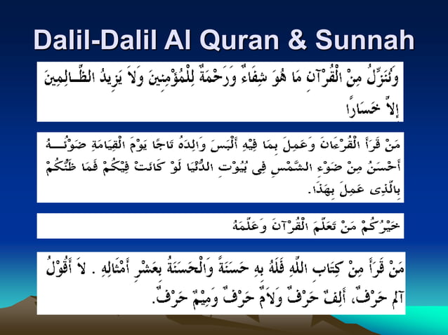MATERI POWERPOINT MUKJIZAT AL-QUR’AN .ppt