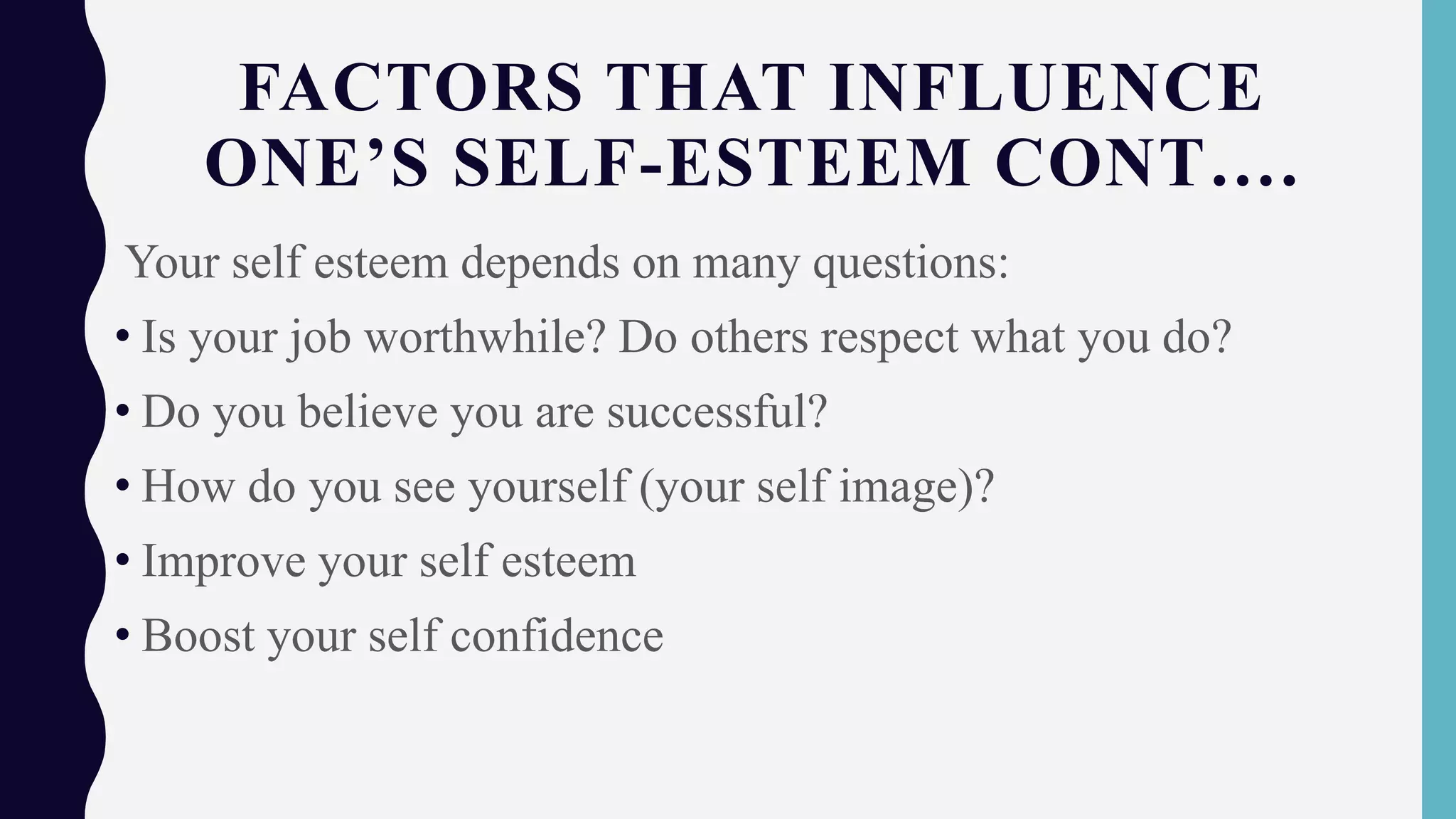 SELF ESTEEM | PDF