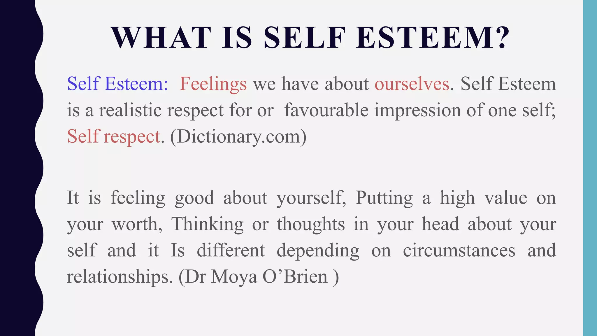 SELF ESTEEM | PDF
