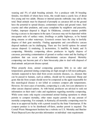 Mortality Composting- Akib Sumon | PDF