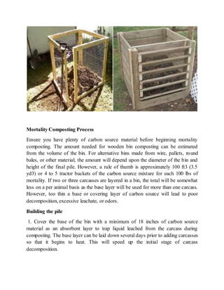 Mortality Composting- Akib Sumon | PDF