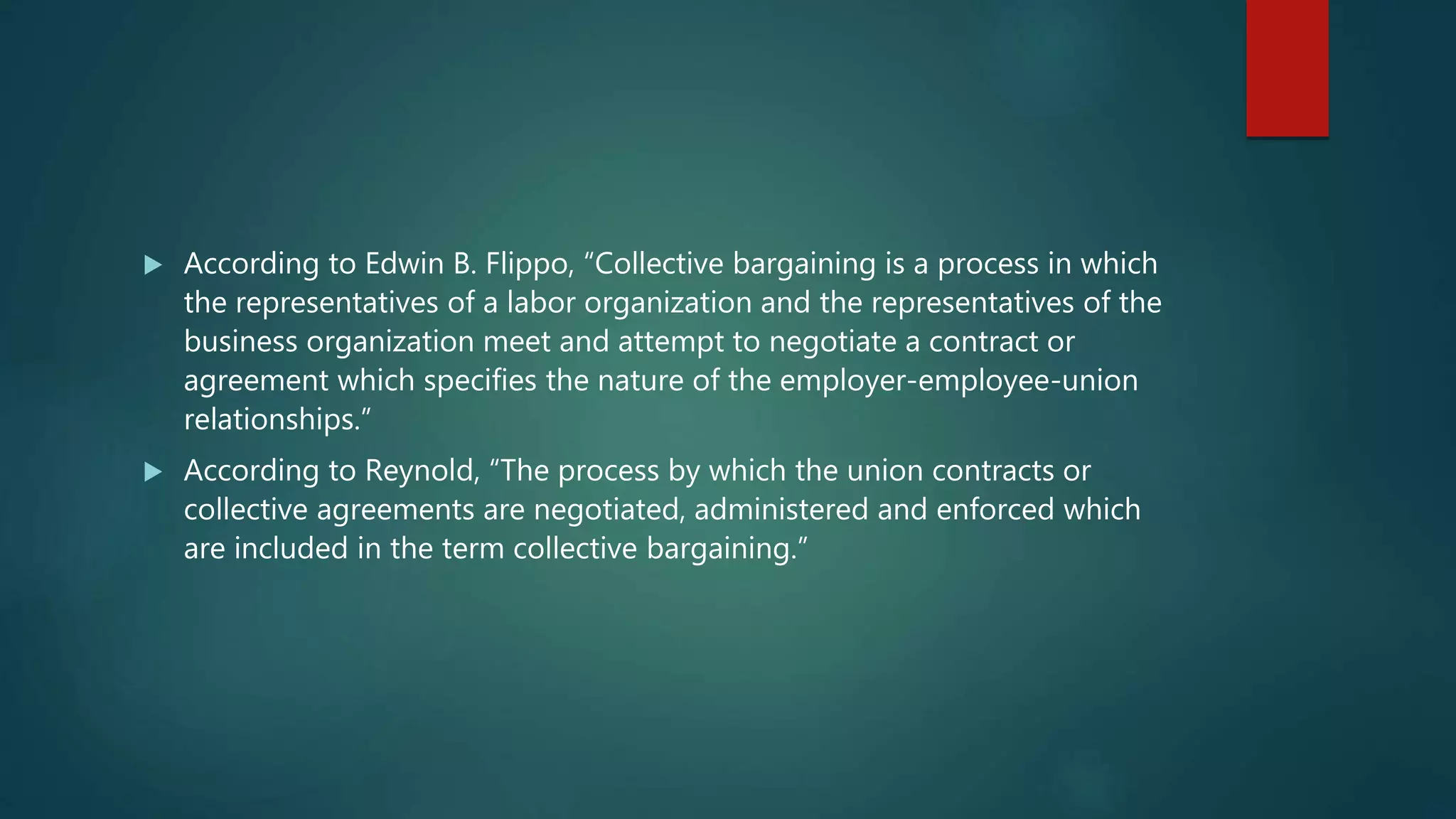 collective bargaining | PPTX