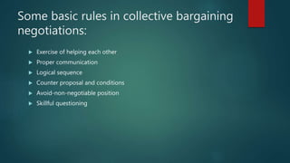 collective bargaining | PPTX