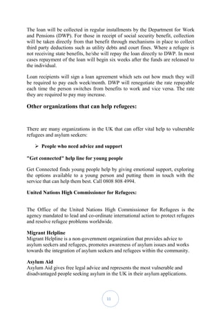ASSIGNMENT ON: Refugees Protection in UK | DOCX