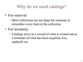 Cataloguing | PPT