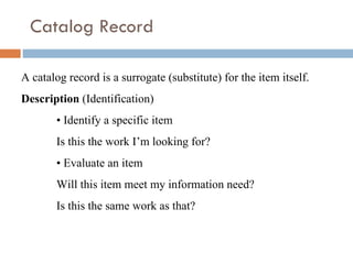 Cataloguing | PPT