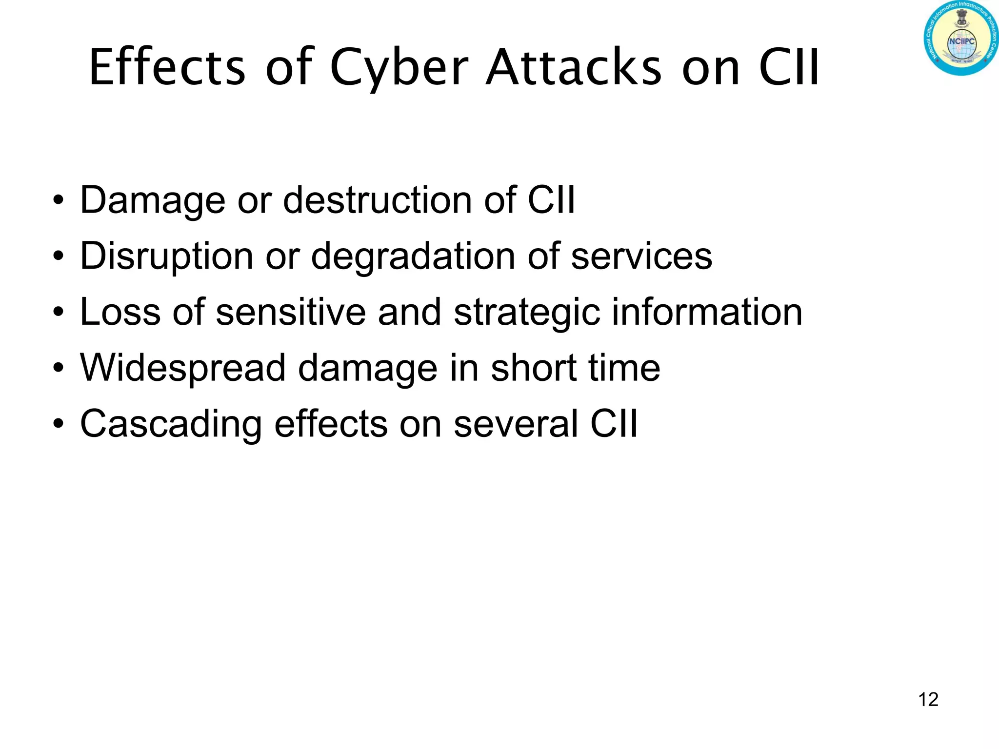 National Critical Information Infrastructure Protection Centre (NCIIPC ...
