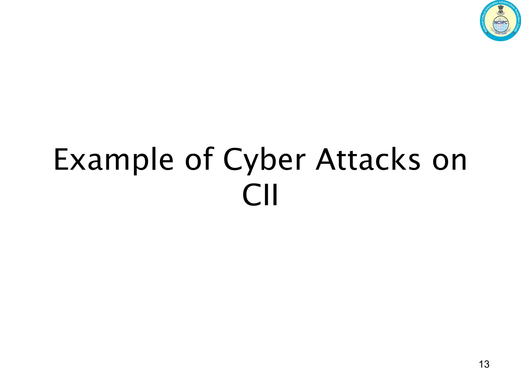 National Critical Information Infrastructure Protection Centre (NCIIPC ...
