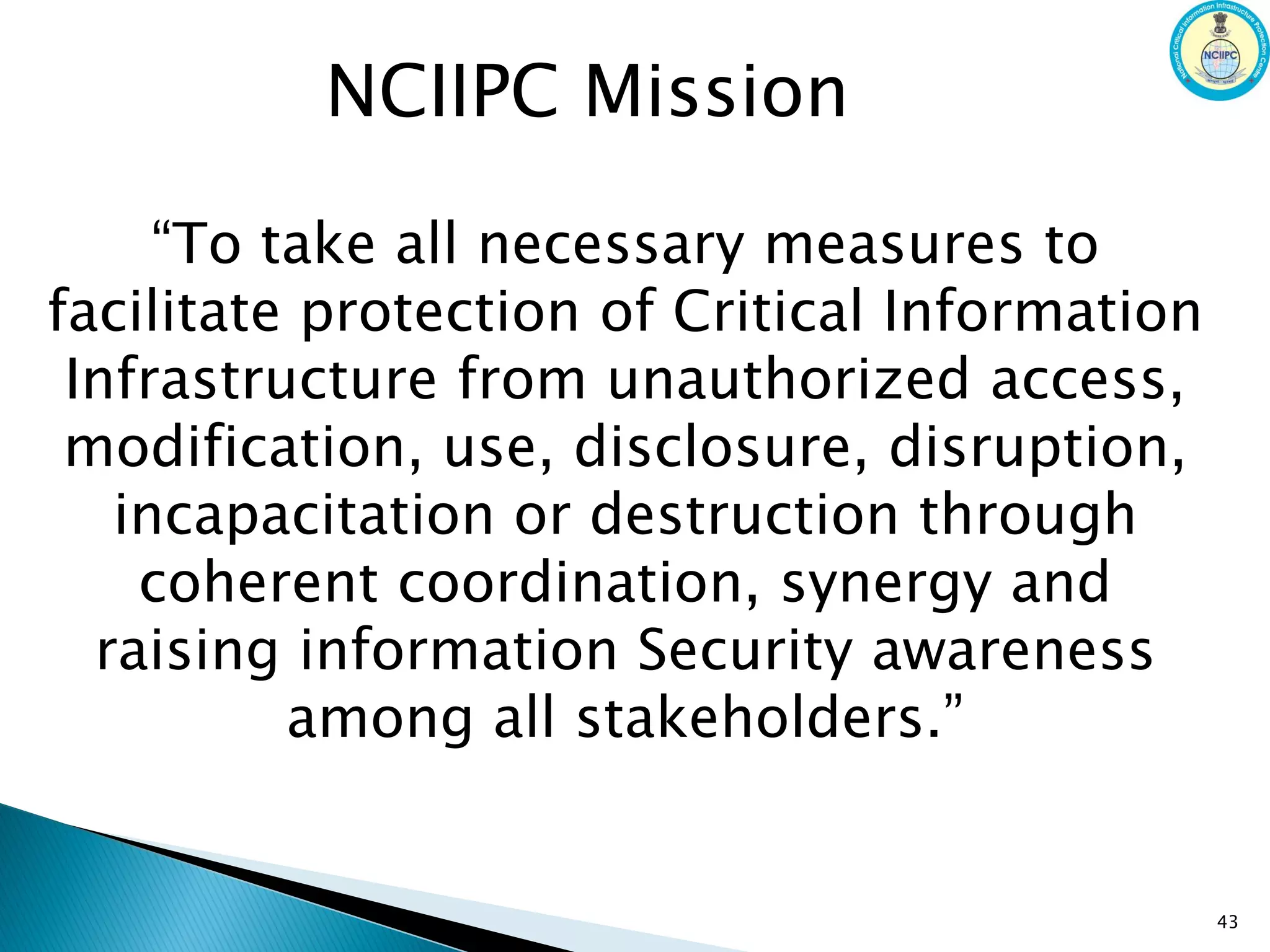 National Critical Information Infrastructure Protection Centre (NCIIPC ...