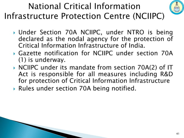 National Critical Information Infrastructure Protection Centre (NCIIPC ...