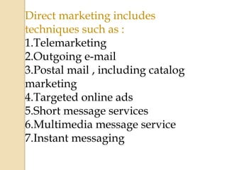 Direct Marketing | PPT