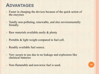 Bio-Batteries | PPTX