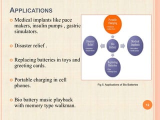 Bio-Batteries | PPTX
