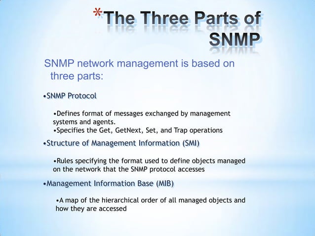 SNMP | PPTX