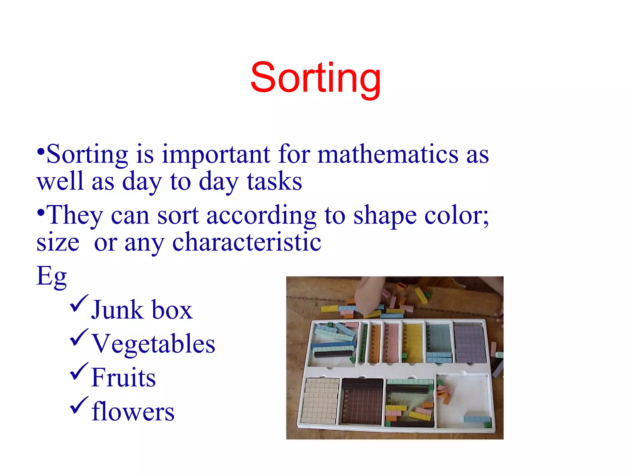 Development of mathematical Skills in Early Years | PPT
