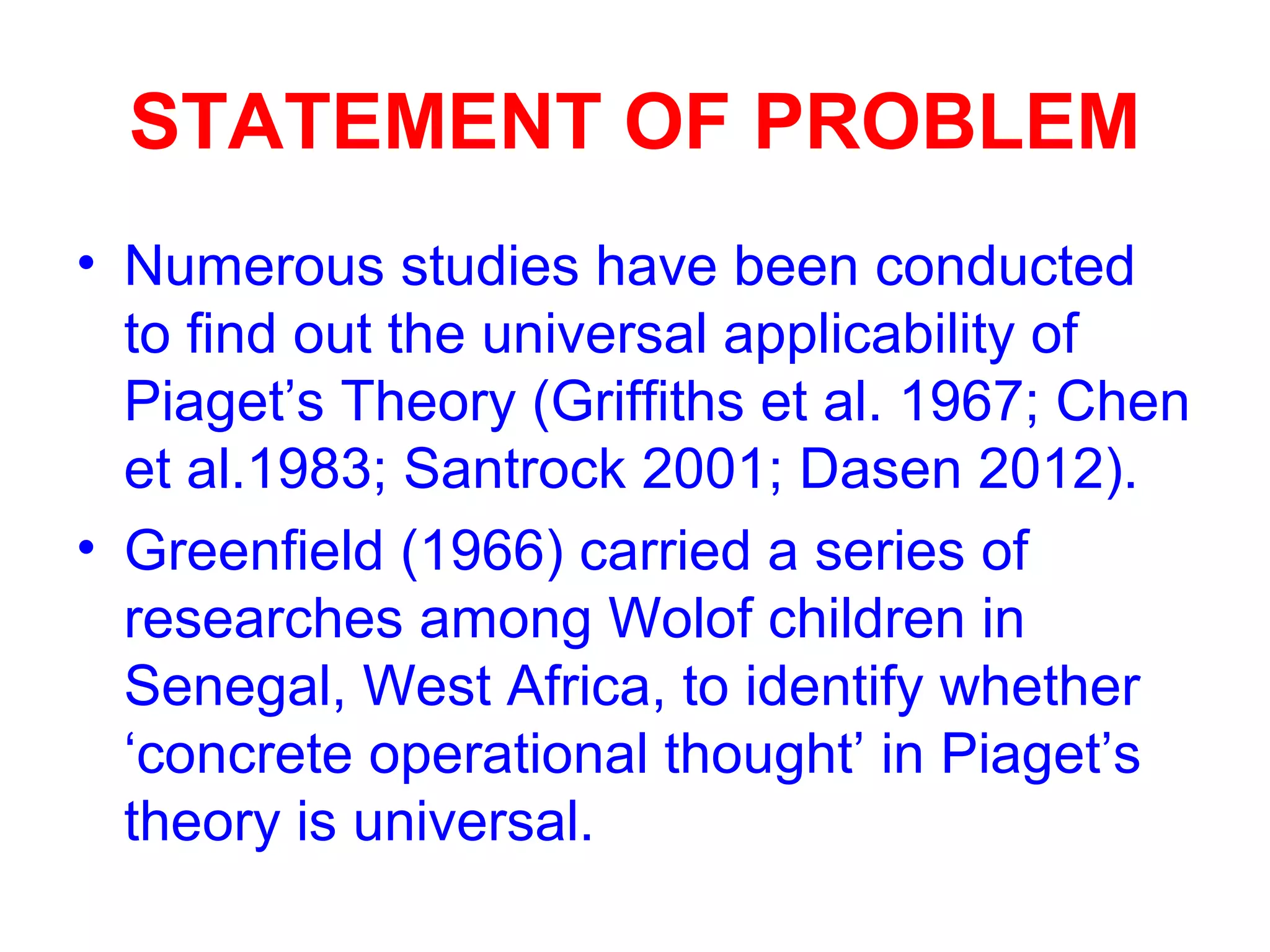 A STUDY ON SRI LANKAN CHILDREN’S CONCEPTION OF SPACE | PPT | Free Download