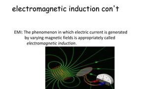 electromagnetic induction | PPT