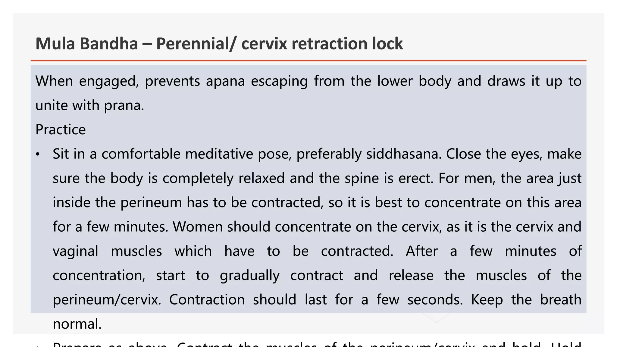 Mula Bandha | PPTX