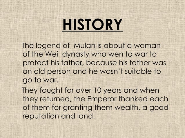 Mulan | PPT