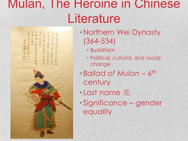 Mulan | PPTX | Marriage and Civil Unions | Family and Relationships