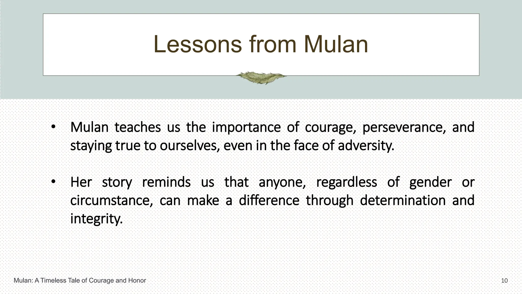 Mulan A Timeless Tale of Courage and Honor.pptx