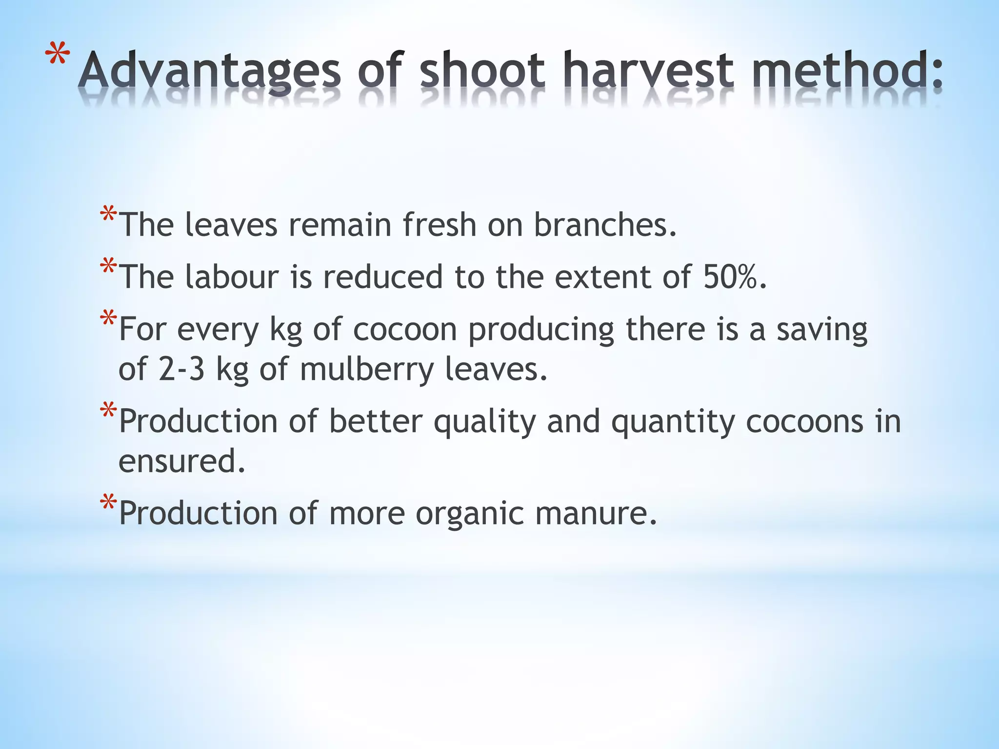 Mulberry cultivation | PPTX