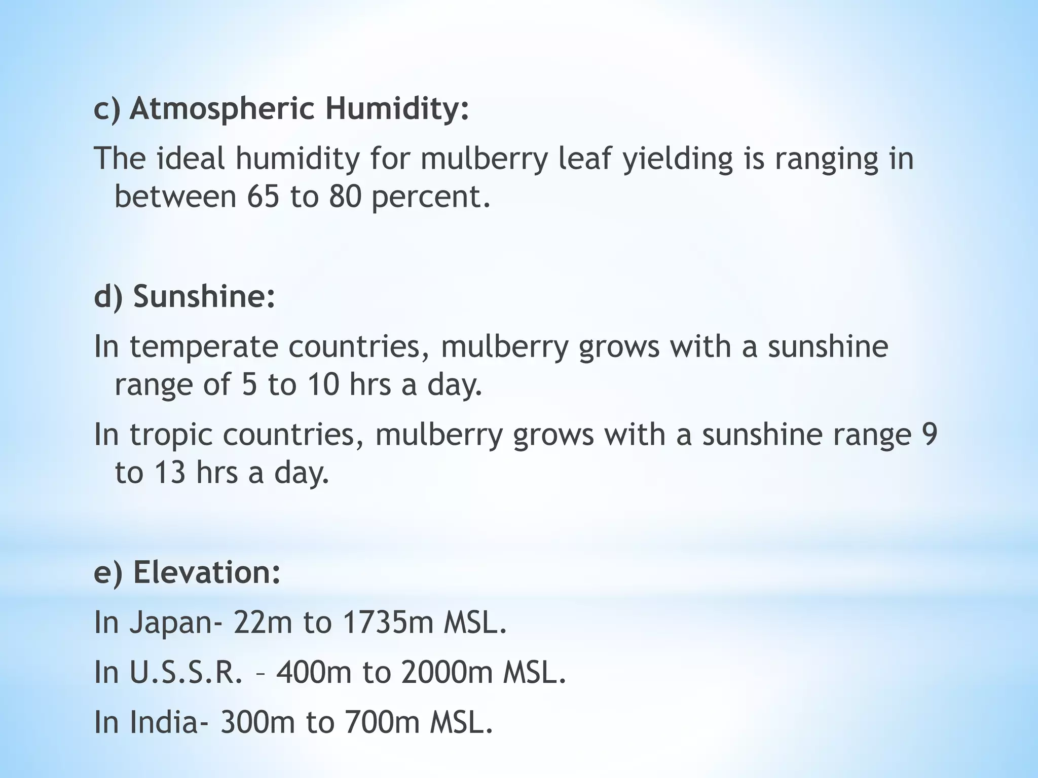 Mulberry cultivation | PPTX