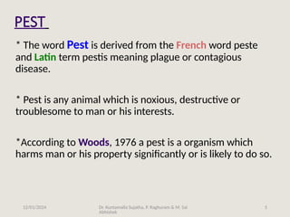 Mulberry pests - Definition, Types, control, etc,.pptx