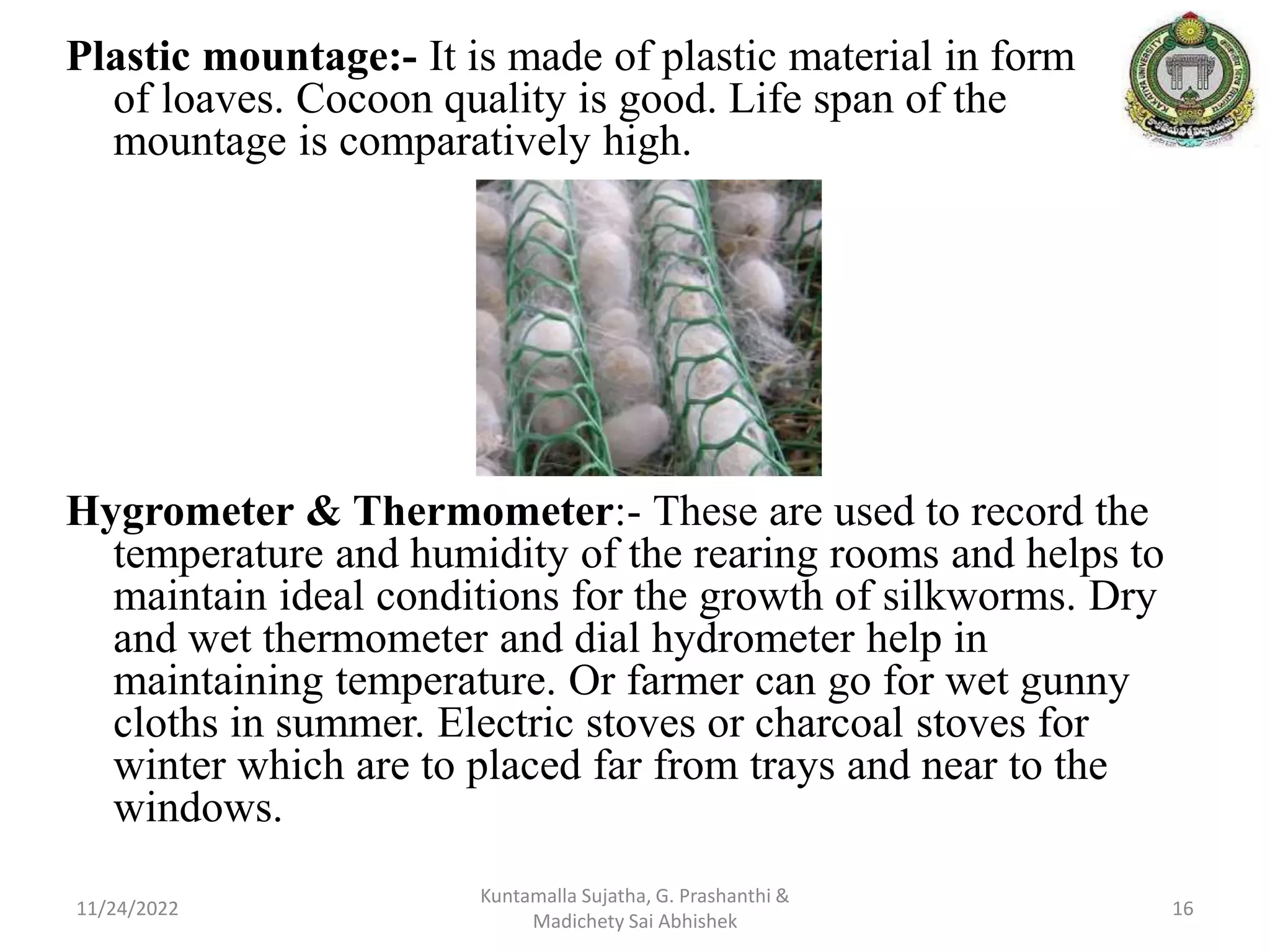 Mulberry silkworm rearing techniques.pptx