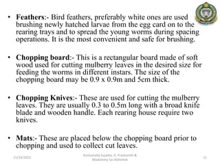 Mulberry silkworm rearing techniques.pptx