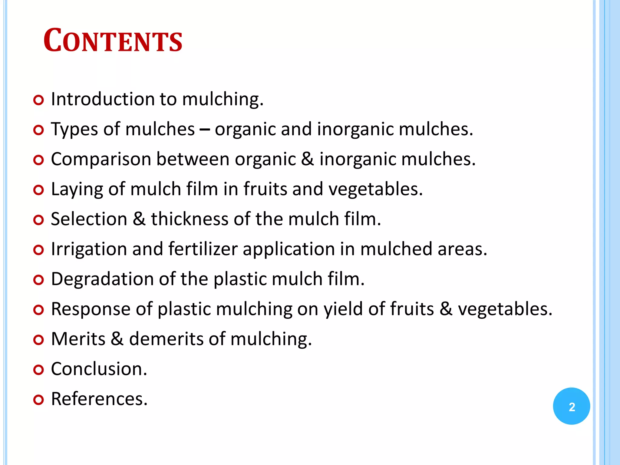 Mulching | PDF