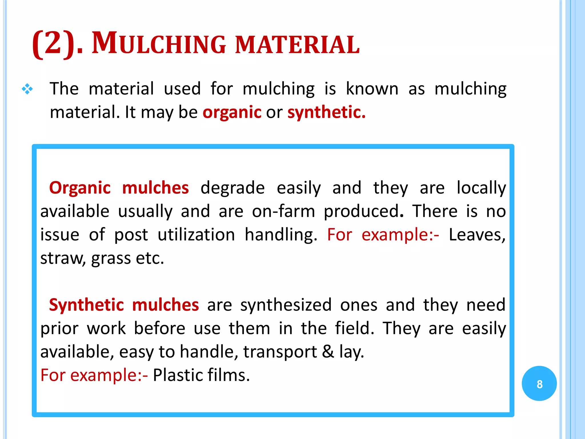 Mulching | PDF