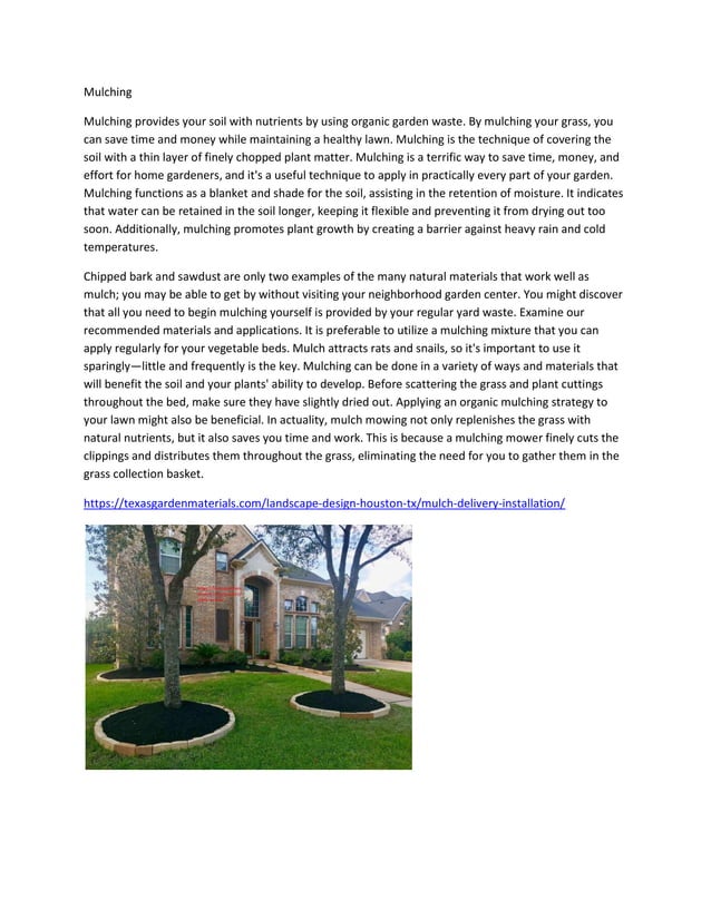 mulching | PDF