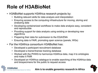 H3Africa/H3ABioNet Case Study/Nicola Mulder | PPT