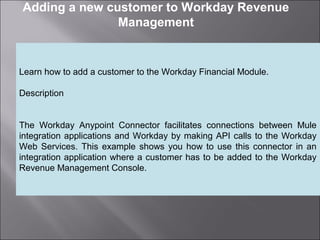 Mule anypoint workday-connectors | PPT