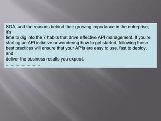 Mule api and service management | PPT