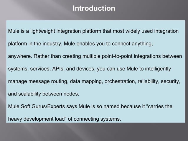 Mule architecture | PPT | Cloud Computing | Internet