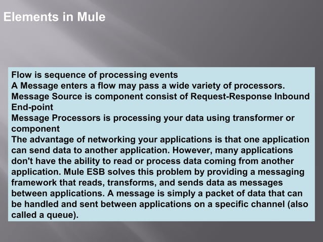 Mule architecture | PPT