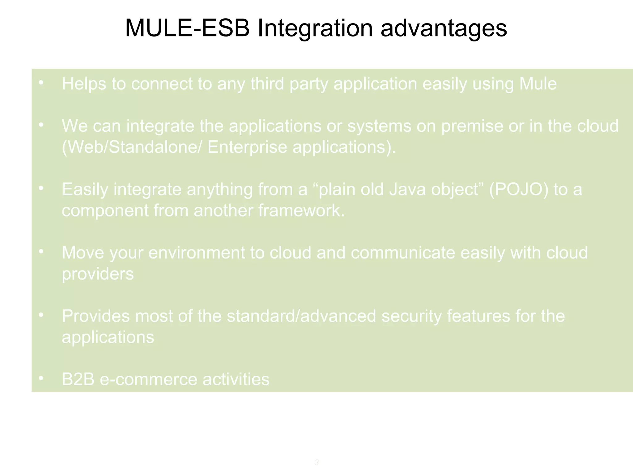 Mule architecture | PPT