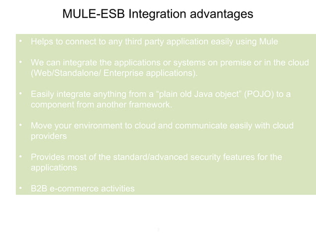 Mule architecture | PPT