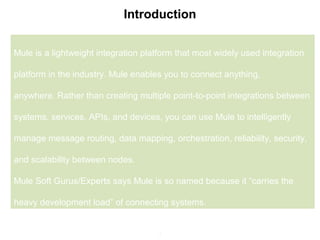 Mule architecture | PPT